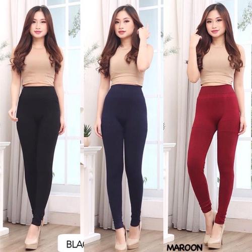 Jual LEGGING BASIC HIGHWAIST IMPORT POLOS VARIAN WARNA / LEGING WANITA ...