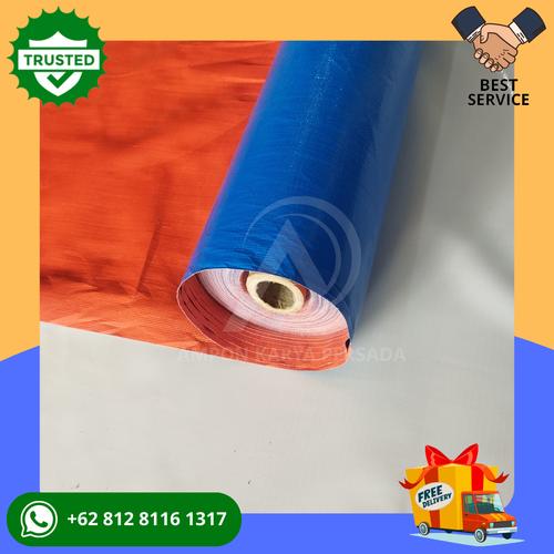 Jual Terpal A5 Korea Meteran | Terpal Proyek | Terpal A5 Diamond - Biru ...