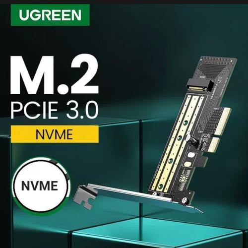 Jual Ugreen M.2 NVME to PCI-E 3.0x4 Express Card SSD Single slot 70503 ...