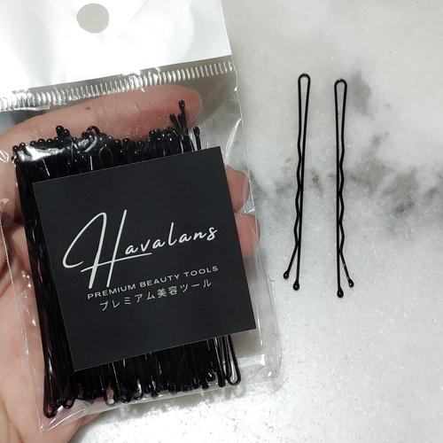 Jual jepit lidi jumbo 7 cm hitam / bobby pin / hair pins panjang ...