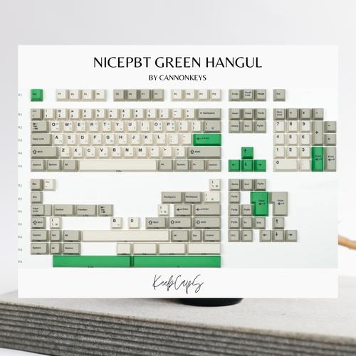 Jual NicePBT Green Hangul Keycaps - CannonKeys - Jakarta Barat ...