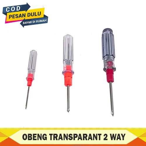 Jual OBENG TRANSPARAN 2 WAY 5 INCH 7 INCH 8 INCH / OBENG TRANSPARAN 2 WAY - 5 INCH - Kota Medan ...
