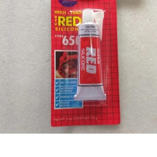 Jual Lem paking silicon red super type 650 High temperatur warna merah ...