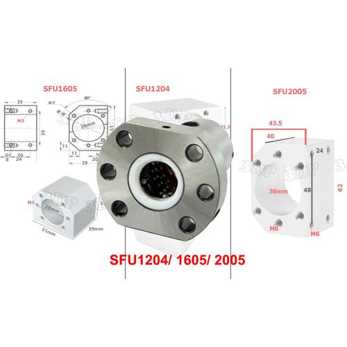 Jual Ballscrew NUT SFU-1204 - Nut1204 W Seat - Jakarta Barat - 3DP ...