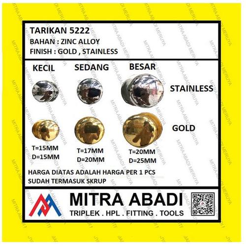 Jual Tarikan Handle Handel Knob Bulat Pentol Laci Lemari Kitchen 5222 ...