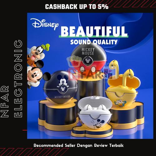 Jual Earphone Bluetooth TWS Disney Mickey Mouse TWS Headset Model Lucu ...