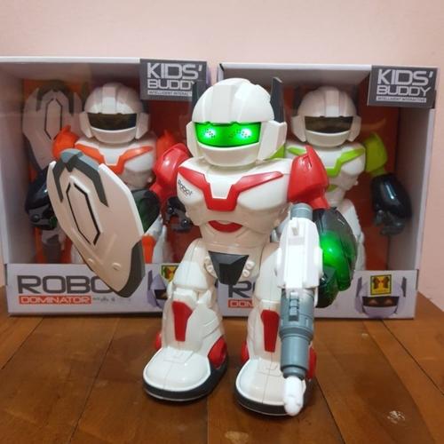 Jual Mainan Anak Robot Dominator Bisa Berjalan Dan Suara - TANPA BUBBLE ...