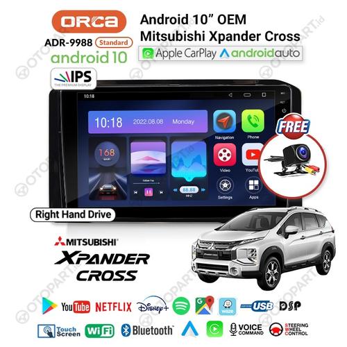 Jual Head Unit Android Xpander Cross 2022 Orca 9988 10" Carplay + Frame ...