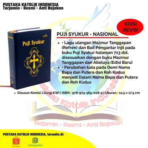 Jual (Edisi Revisi) Puji Syukur - Nasional - Ukuran Besar - Kota ...