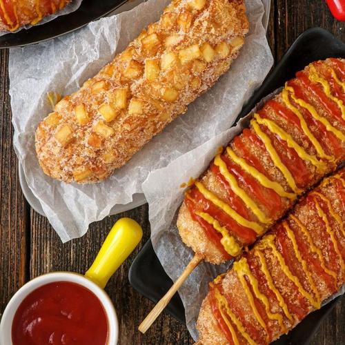 Jual Tepung Instant Corn Dog 500 Gram Premix Corndog Jajanan Khas Korea ...