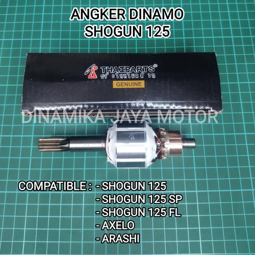 Jual ANGKER DINAMO STATER ARMATURE SHOGUN 125 125 SP FACELIFT AXELO ...