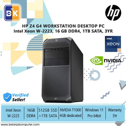 Jual HP Z4 G4 Workstation HPQ71F34PA,Xeon W-2223,16 GB,512GB+1TB,3YR ...