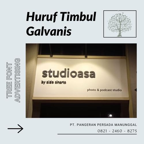 Jual Huruf Timbul Plat Galvanis Dengan Base + Spotlight - Jakarta Barat ...