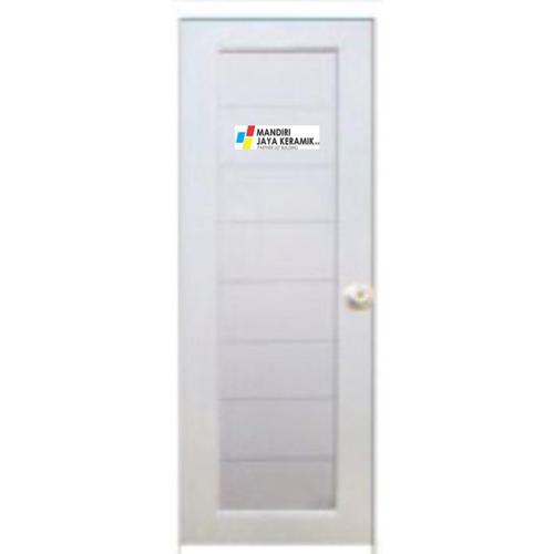 Jual Pintu Kamar Mandi Pvc Crystal Elegant /Premier/Full panel Putih ...