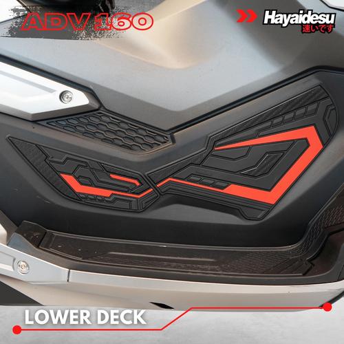 Promo Honda ADV 160 Lower Deck Body Protector Cover-HAYAIDESU - Abu-abu ...