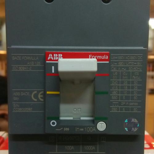 Jual MCCB ABB SACE Formula A1B 125 18ka 3p15a 20a 25a 30a 40a 50a ...