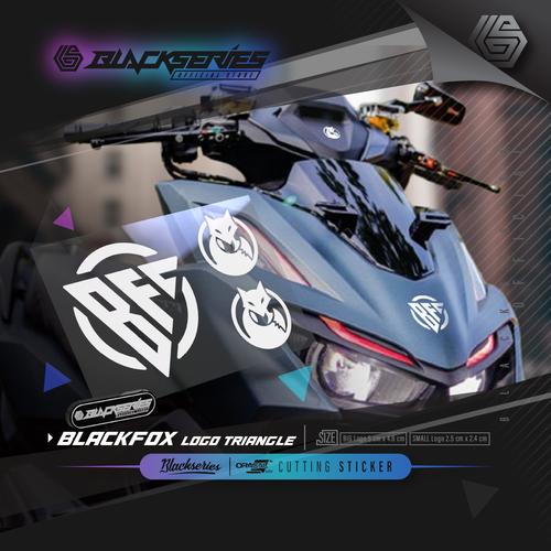 Jual Cutting Sticker Blackfox Concept Logo Triangle | Stiker BFC - Putih - Kab. Bandung ...
