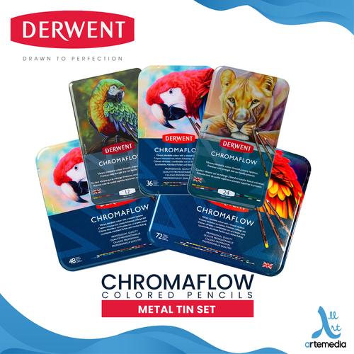 Jual Pensil Warna Derwent Chromaflow Pencil Color Set Metal Tin - SET 12 - Kota Bandung ...