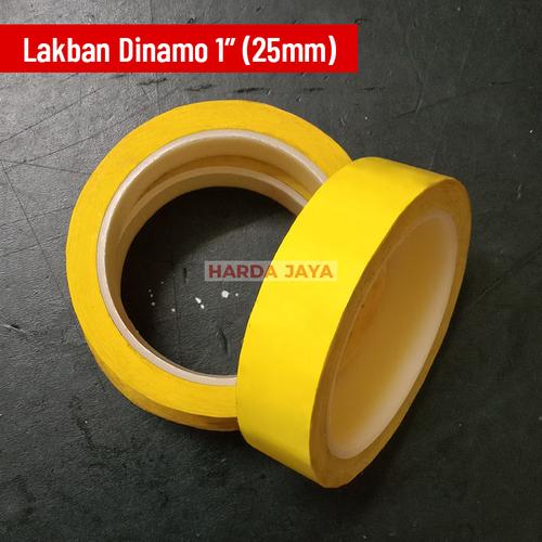 Jual Lakban Kuning Dinamo 25mm 1" Yellow Tape Isolasi Listrik 25 mm 1 ...