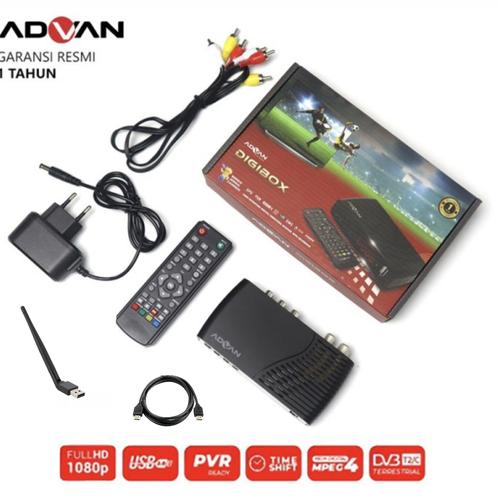 Jual ADVAN DIGIPRO STB DV3T2 Set Top Box Tv digital Youtube 1080p ...