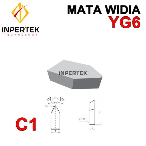 Promo Mata Widia C122 YG6 Pahat Bubut Tip C 122 YG 6 Cemented Carbide Brazed - Kab. Bekasi ...