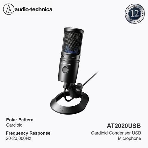 Promo Audio-Technica AT2020 USB Cardioid Condenser USB Microphone Cicil ...