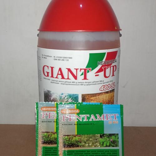 Jual OBAT RUMPUT GIANT UP 480 SL 1 LTR HERBISIDA SISTEMIK SAMPAI AKAR ...