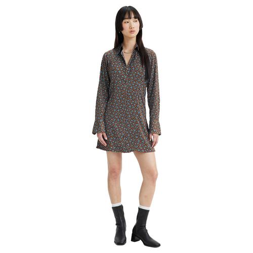 Promo Levi's® Women's Dillon Dress Elodie Floral Fondue Fudge (A4575 ...