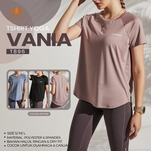 Jual Kaos Yoga Senam Baju Yoga Pilates/ Tshirt Yoga Onetwopunch Vania ...
