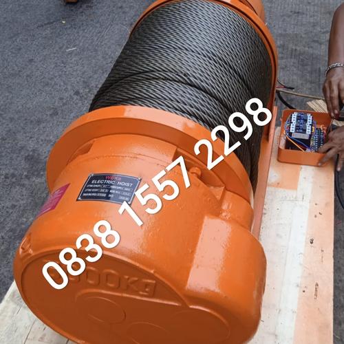 Jual WEKA Electric winch hoist 5 ton x 200 meter 380volt 3 phase ...