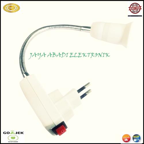 Jual SAMBUNGAN LAMPU SAKLAR SPIRAL 20 CM EXTENSION FITING E27 COLOK ...