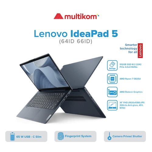 Promo Lenovo IdeaPad 5 14ABA7 64ID 66ID R7 5825U 16GB 512SSD FHD BL W11 ...