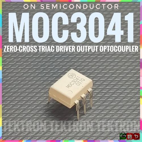 Jual ON Semiconductor MOC3041 Zero Cross Optocoupler MOC 3041 Opto Coupler - Kota Bandung ...