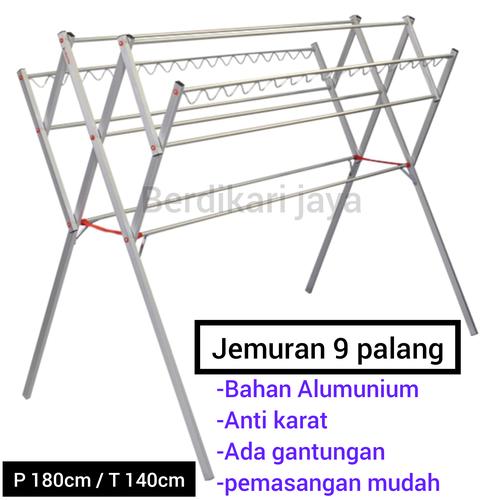 Jual jemuran baju alumunium panjang 180cm , ukuran besar - Kota Depok ...