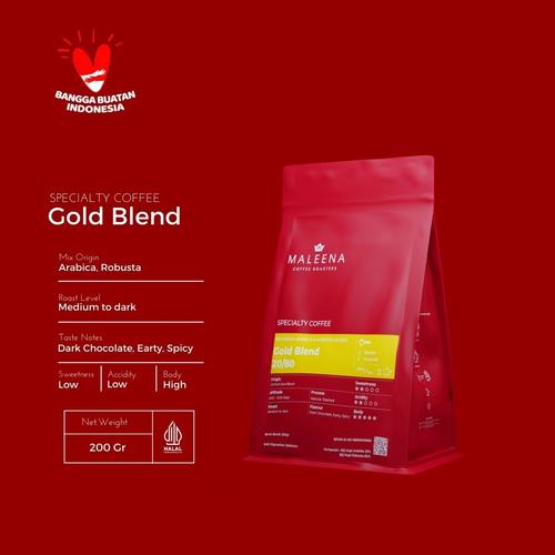 Jual Gold Blend 20/80 - Indonesia Arabica & Robusta Blend - 500 gram, BIJI KOPI - Jakarta Pusat ...