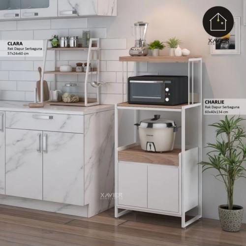 Jual Lemari Dapur Serbaguna Kithenset Rak Dapur Buffet Siantano - Putih ...
