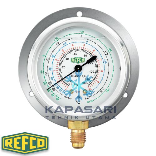 Jual Pressure Gauge Refco MR-206-DS (18 bar) - Kota Surabaya - Kapasari Tehnik Utama | Tokopedia
