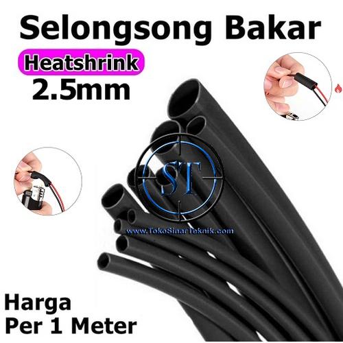 Jual Selongsong Bakar Kabel 2.5mm @1M Heatshrink Tube Pelapis Kabel 2,5mm - Kota Serang ...
