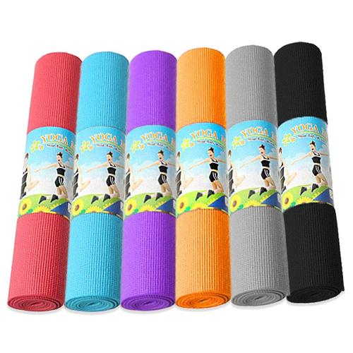 Jual Yoga Mat PVC 6MM Matras Yoga 173x61 cm Anti Slip Tebal / Gym Mat ...