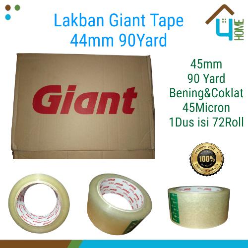 Jual JUAL LAKBAN GIANT TAPE 1 DUS BENING&COKLAT,PENGIRIMAN HANYA ...
