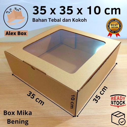 Promo Kardus Mika 35 x 35 x 10 cm... dus model diecut, untuk kue ...