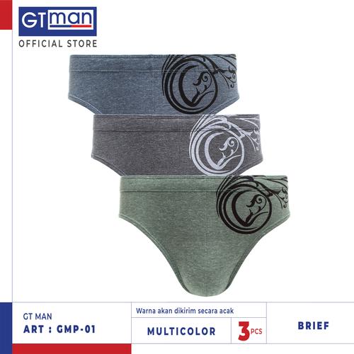 Promo GT MAN - GMP 01- BRIEF -3PC - MULTICOLOUR - M - Jakarta Utara ...