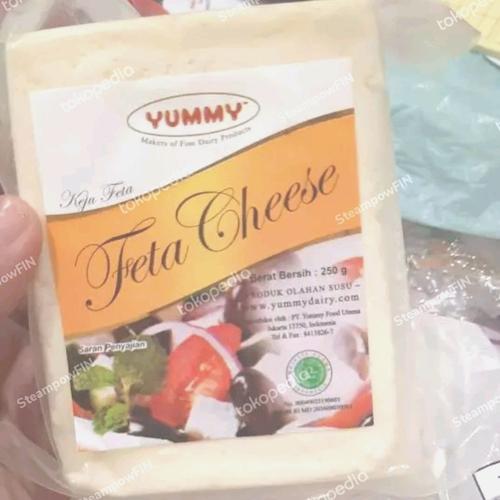 Jual Yummy Feta Cheese 250g Keju Halal Feta Cow Cheese 250 Gram ...