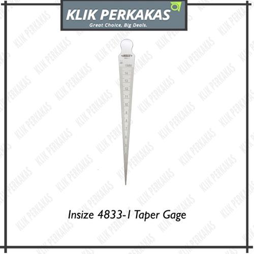 Jual Alat Ukur Taper Gage 0.8-15mm (1/32"-5/8") Insize 4833-1 - Jakarta ...