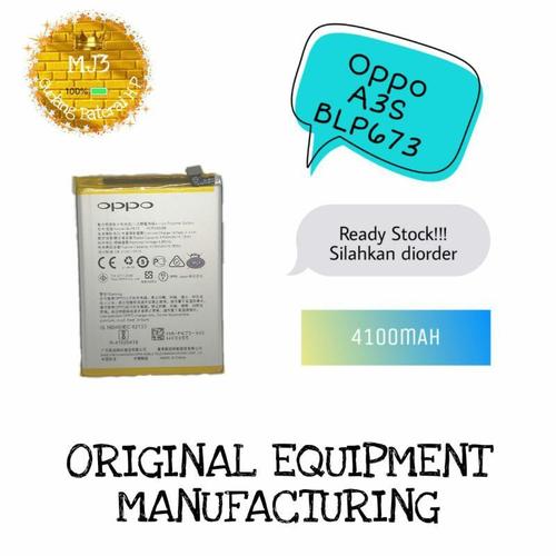 Jual Baterai Original Oppo Model: BLP673 A3S/A5S/A12/A5/A7/A31 4230mAh ...