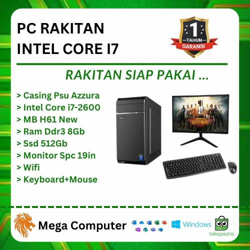 Jual Paket Komputer Rakitan Siap Pakai Kantor/Sekolah Core i7-2600 8/512Gb - Jakarta Pusat ...