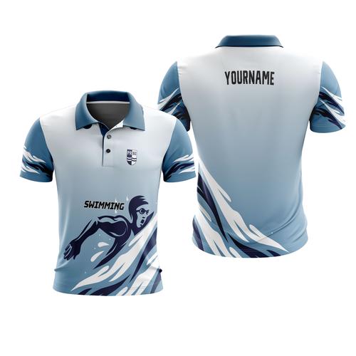 Jual Polo Wangki Jersey Olahraga Swimming Club Renang Full Printing ...