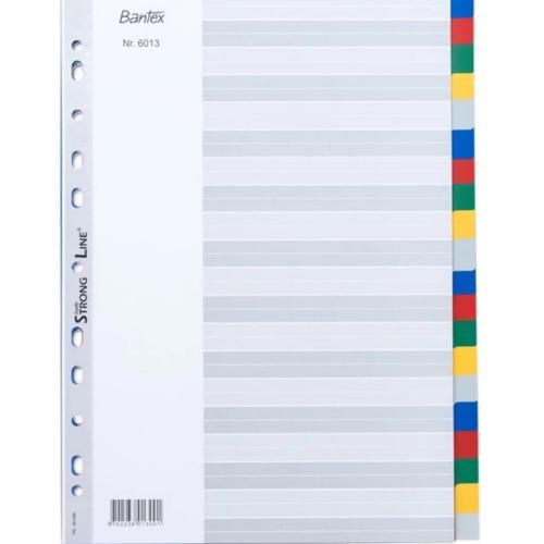 Jual Divider pembatas File A4 20 tab Bantex 6013 bahan plastik ...