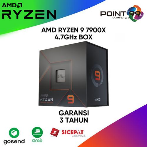 Jual PROCESSOR AMD RYZEN 9 7900X 4.7GHz BOX - Kota Bandung - POINT99 ...