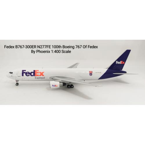 Jual Fedex B767-300ER N277FE 100th Boeing 767 Of Fedex By Phoenix 1:400 ...